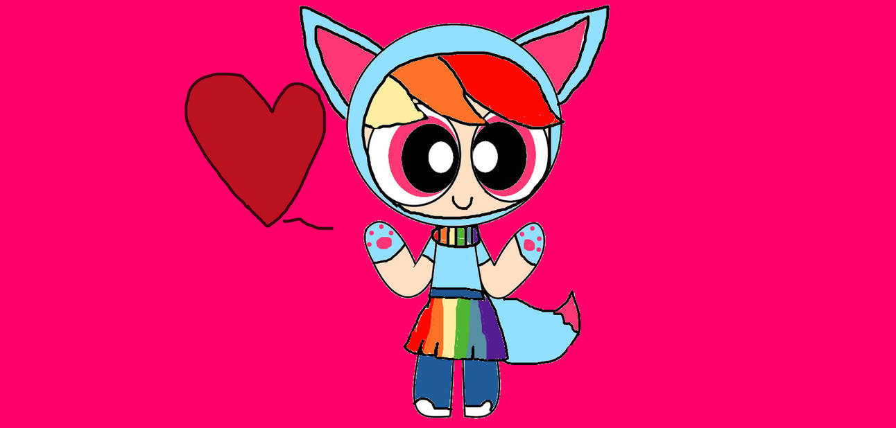 Powerpuff Rainbow Eevee by RainbowUnicornAllie on DeviantArt