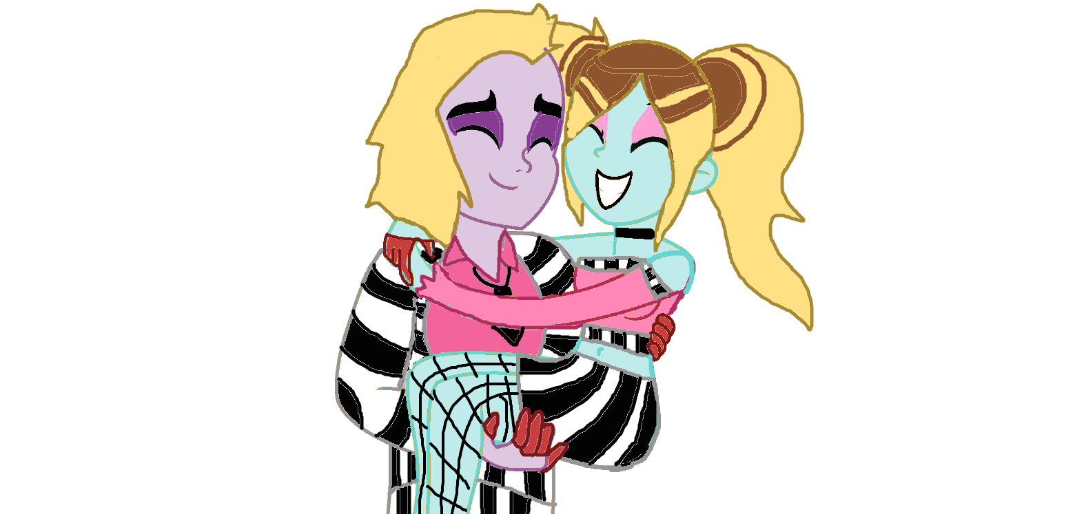 Beetlejuice X Ladybug: Lovely Couple by RainbowUnicornAllie on DeviantArt