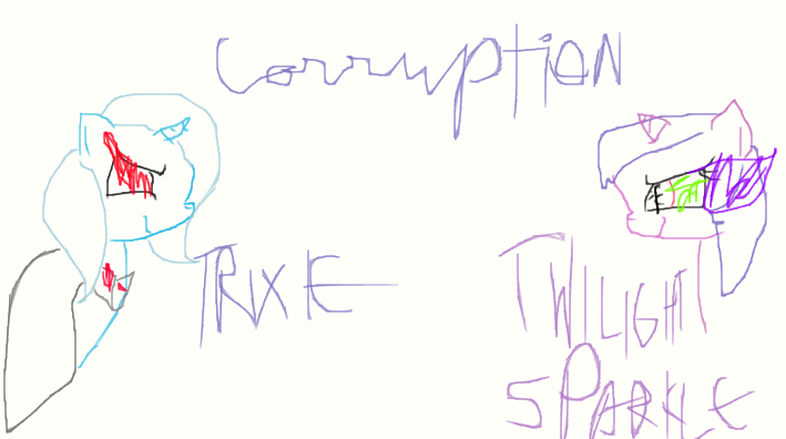 Corruption-Twilight(dark twi)And Trixie(evil trix) by Team432R5 on ...