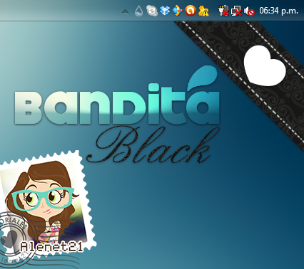 Bandita Black Xwidget by alenet21tutos on DeviantArt