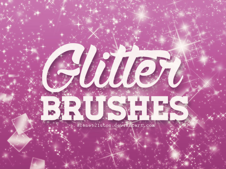 Glitter Brushes {Alenet21tutos} by alenet21tutos on DeviantArt