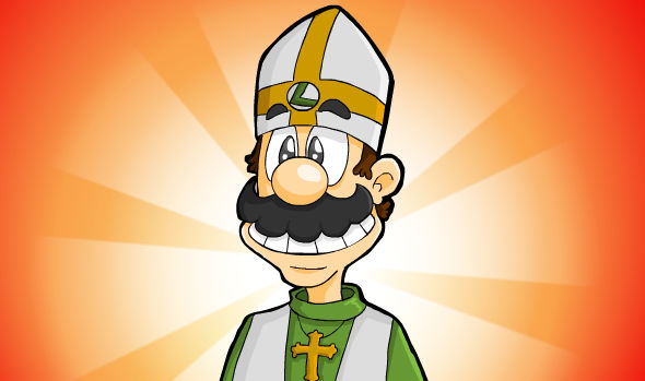 LUIGI IS THE POPE by Wonchop on DeviantArt