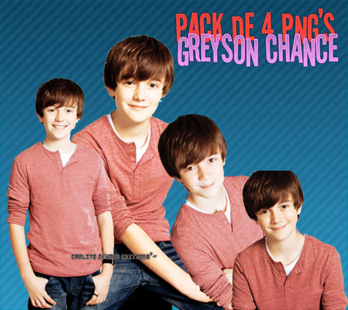 Pack de PNG's greyson chance by carlitoeditions on DeviantArt