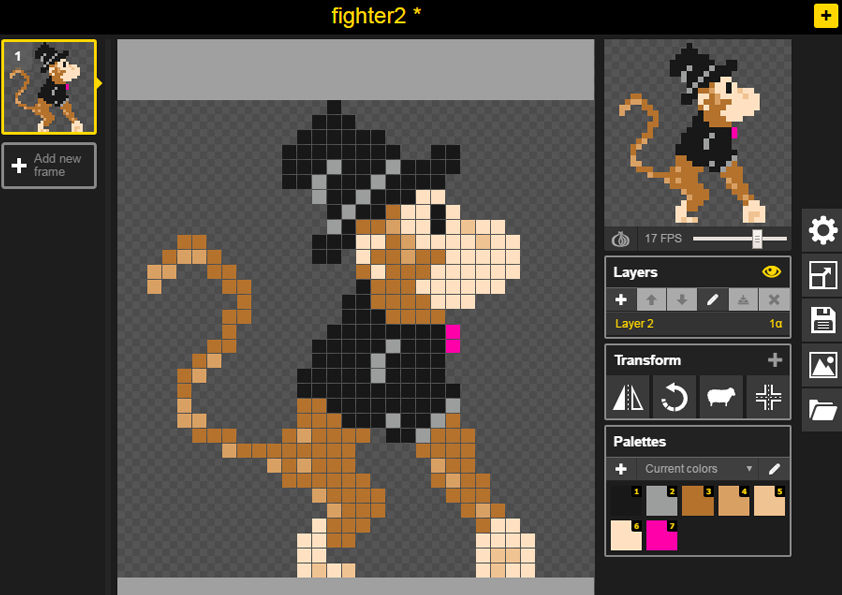 ape pixel art character by Culte-Populaire on DeviantArt