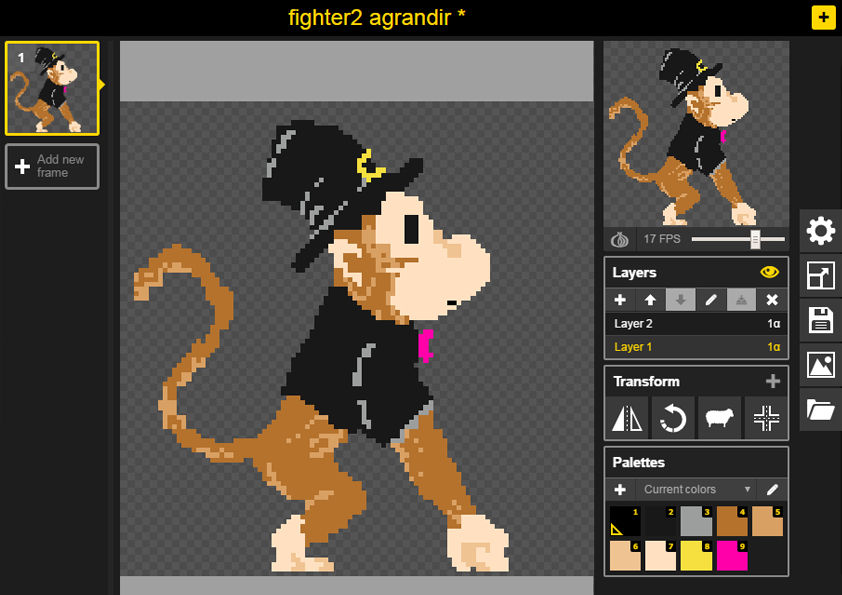 ape pixel art character 100px by Culte-Populaire on DeviantArt
