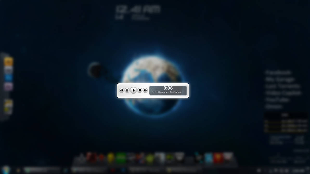 Elegant White RainMeter Winamp by blackhawk2008 on DeviantArt