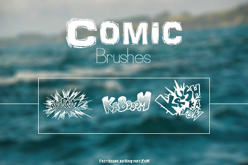 | Comic Brushes | by fattyBear on DeviantArt