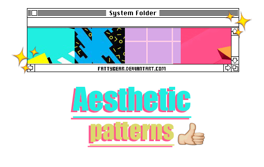 Aesthetic / Patterns by fattyBear on DeviantArt