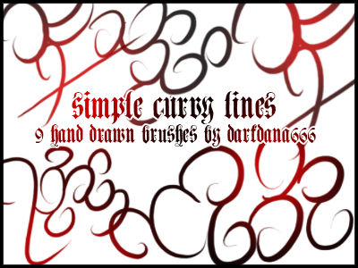 Curve brushes by darkdana666 on DeviantArt
