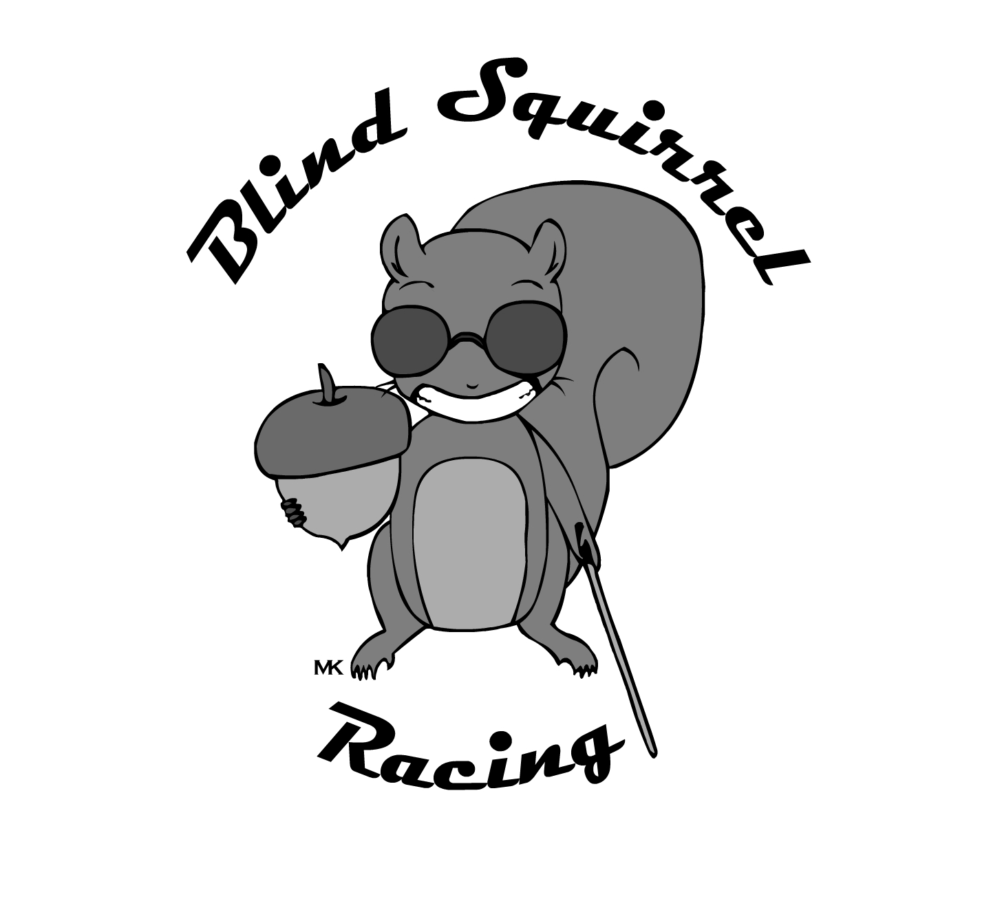 Blind Squirrel Racing Logo by kinezumi on DeviantArt