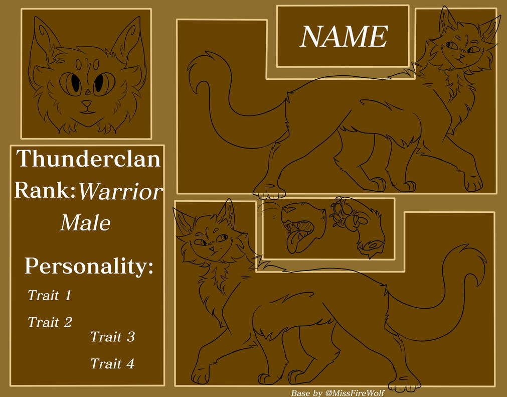 warrior cat bio template