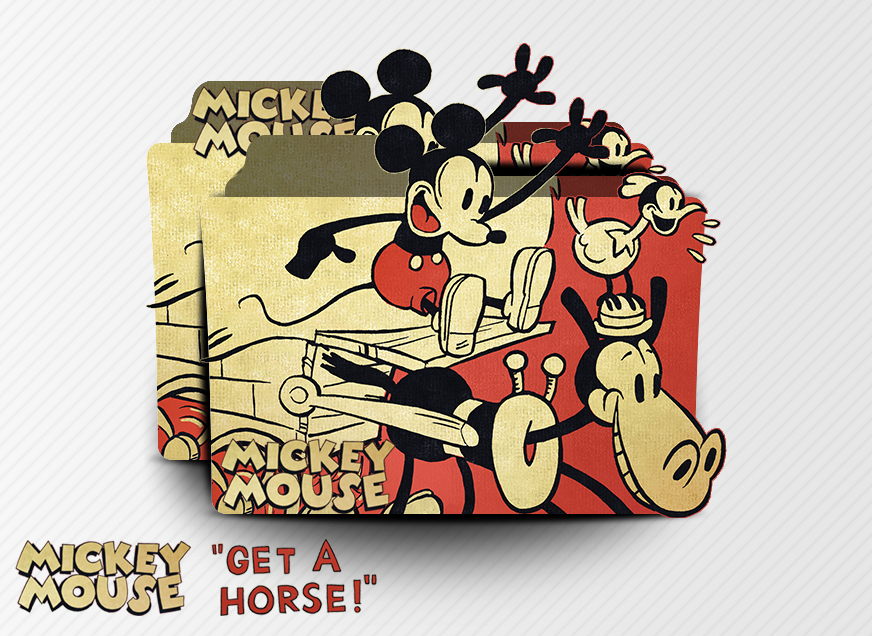 Mickey Mouse: Get A Horse - Folder Icon by Omarproduction on DeviantArt