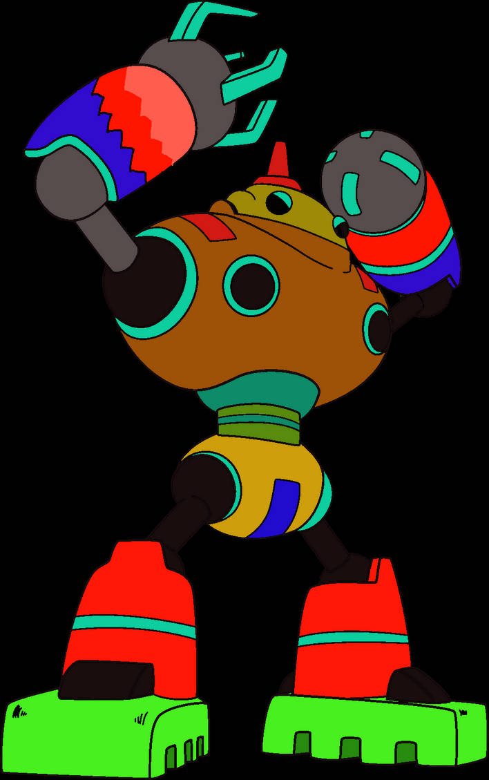Rainbow robotman by pokekid333 on DeviantArt