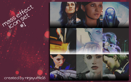 Mass Effect Icon Set #1 by NinjaYuffie16 on DeviantArt