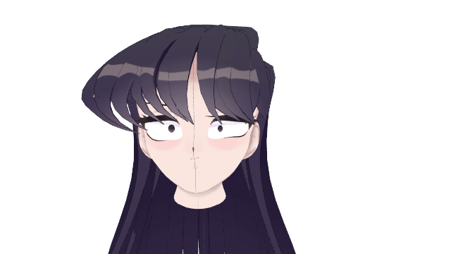 Komi head mmd by donnyarts4life on DeviantArt