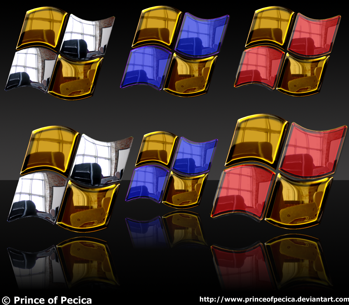 windows logos by PRINCEofPECICA on DeviantArt