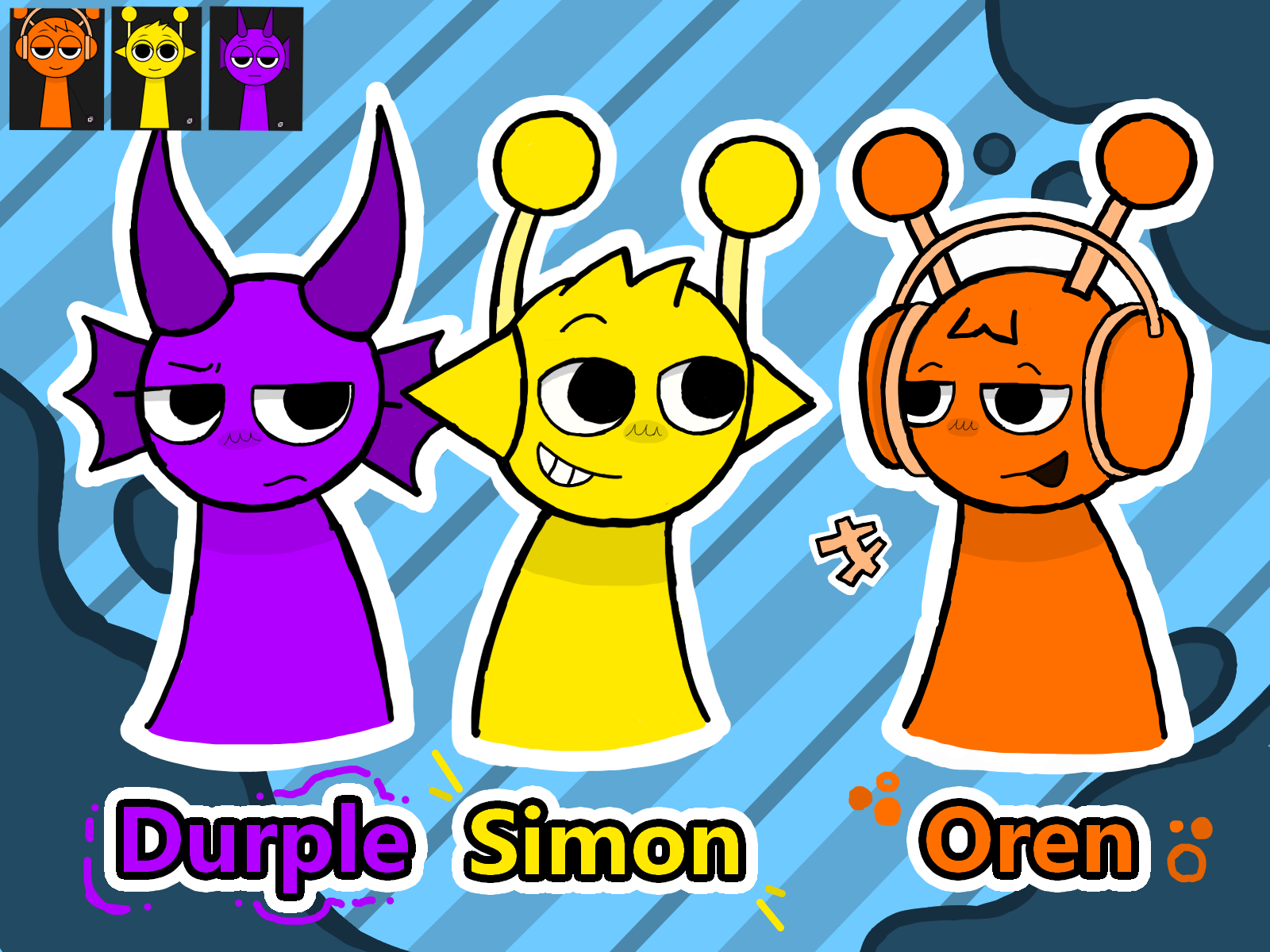 Sprunki friendship by Traso385 on DeviantArt