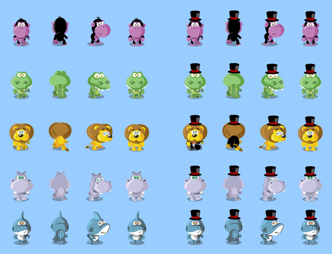 Little Lands - characters walk by Winghands-ACG on DeviantArt