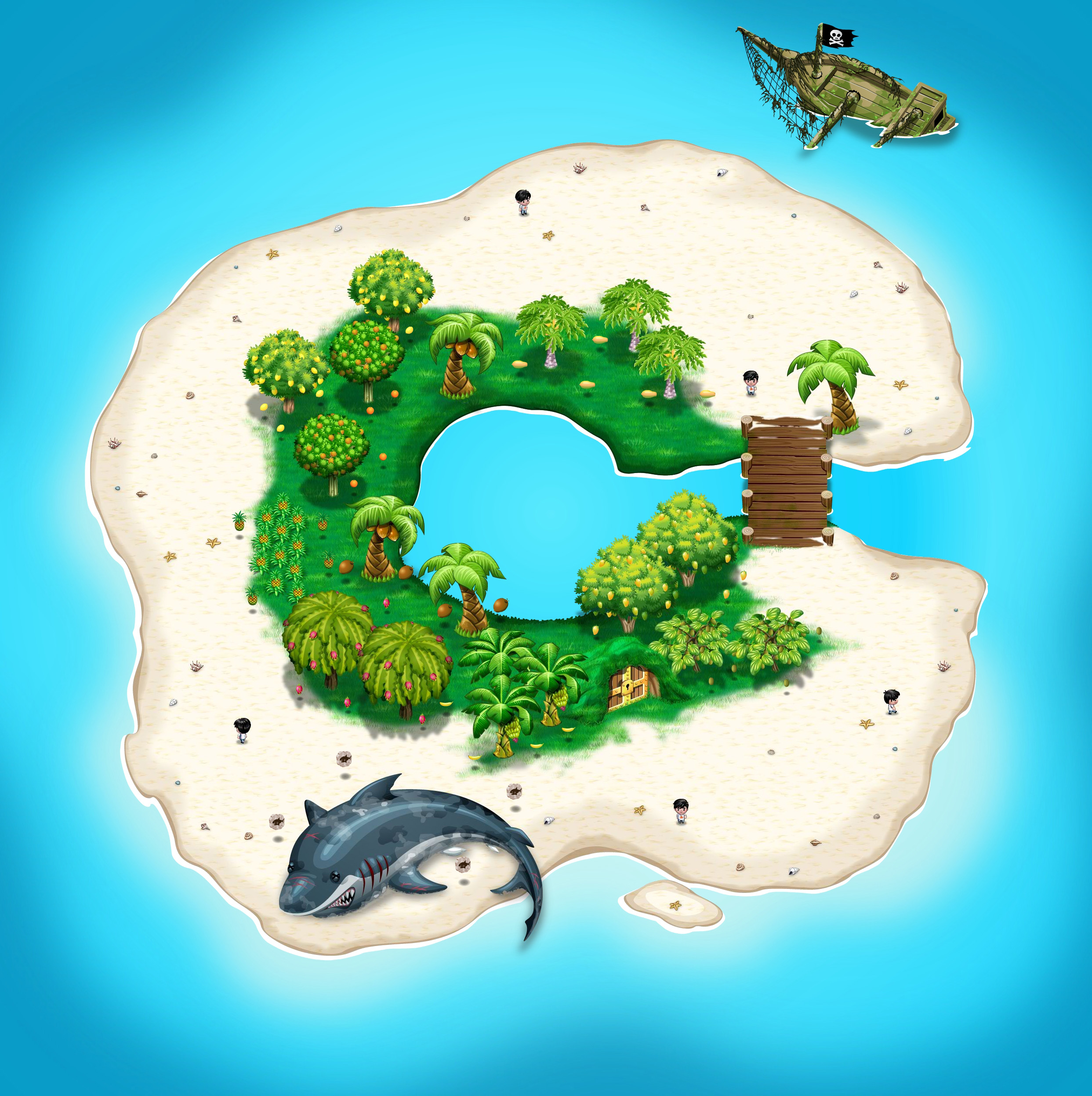FISHAO Map Palm Island by Winghands-ACG on DeviantArt