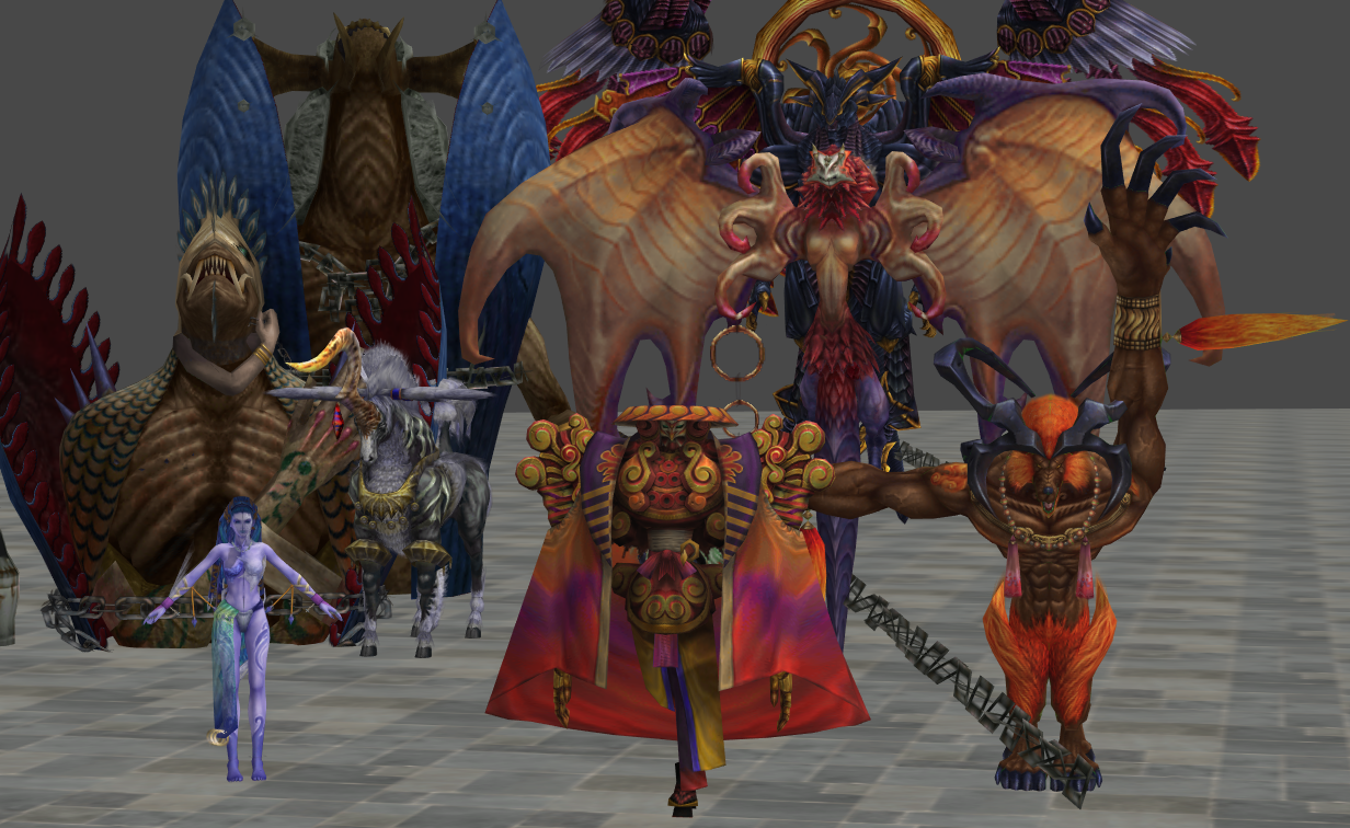 xnalara ff x aeon models by twinlightownz on DeviantArt