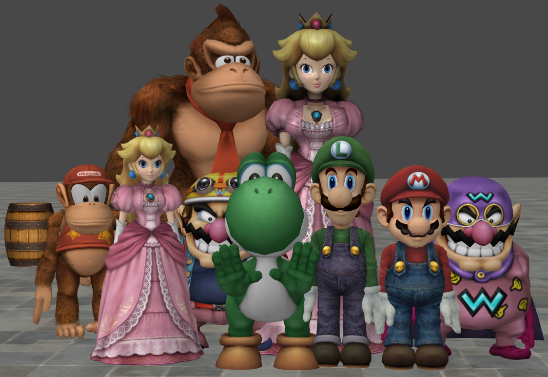 xnalara mario friends models by twinlightownz on DeviantArt