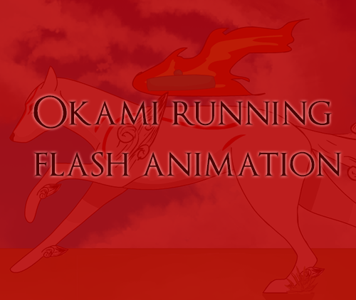 Okami running animation by BlackReason on DeviantArt