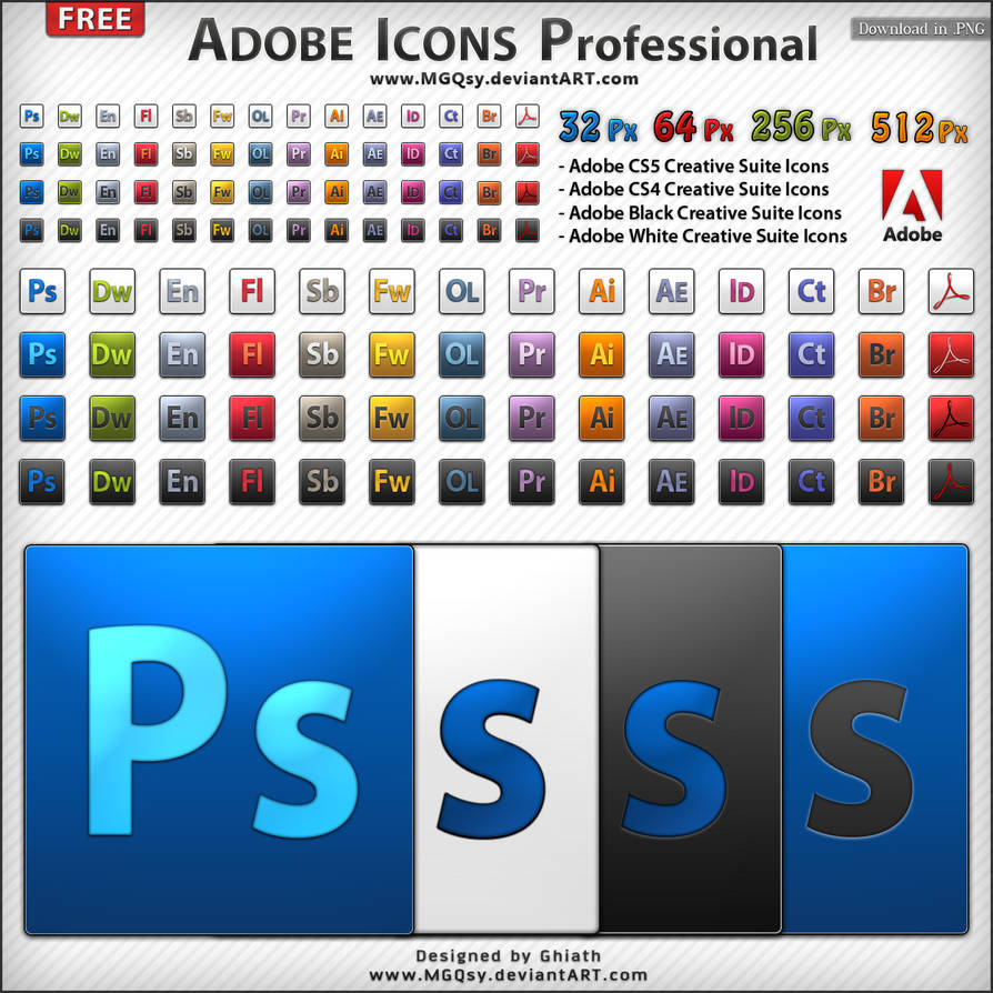 Adobe Icons Professional by MGQsy on DeviantArt