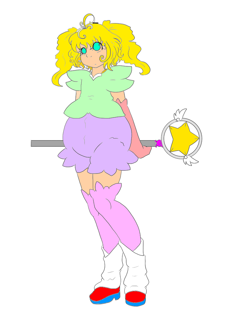Padded magic girl (colored) by Mysteryguy21 on DeviantArt