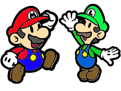 Paper Mario and Luigi by Mysteryguy21 on DeviantArt