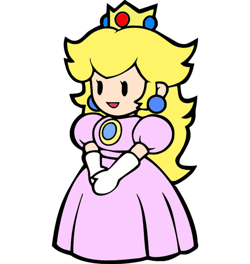 Paper peach v3 by Mysteryguy21 on DeviantArt