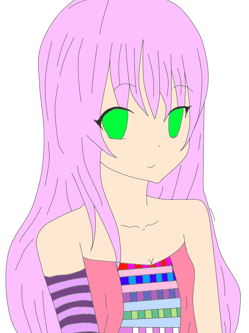 Pink hair cutie by Mysteryguy21 on DeviantArt