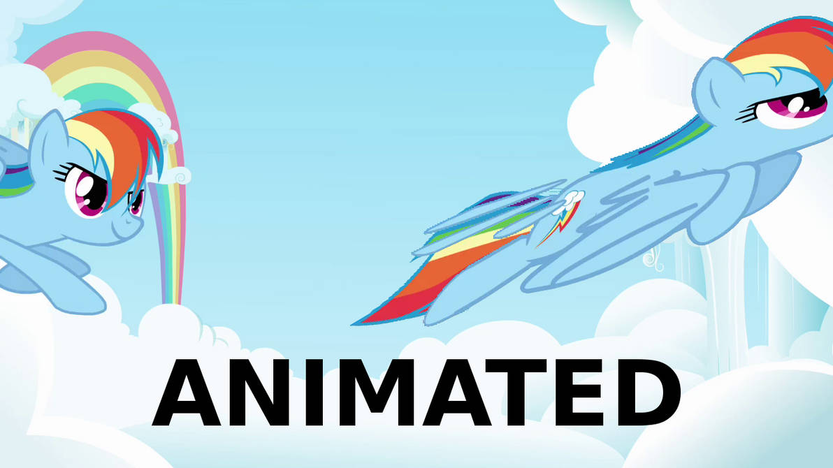 INFINITE RAINBOW DASH - animated gif by hazelproductions on DeviantArt