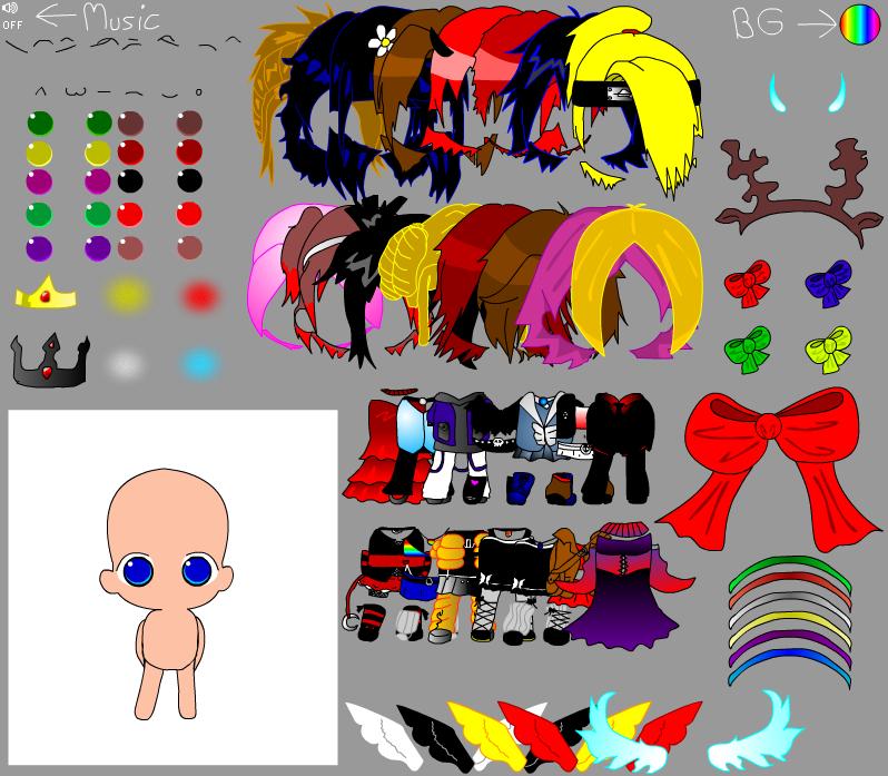 Cute Chibi Dress Up 2 By Rosedragonfire On Deviantart