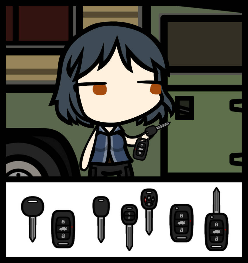(Walfas/Prop) Car Keys by PsyKoTMK on DeviantArt