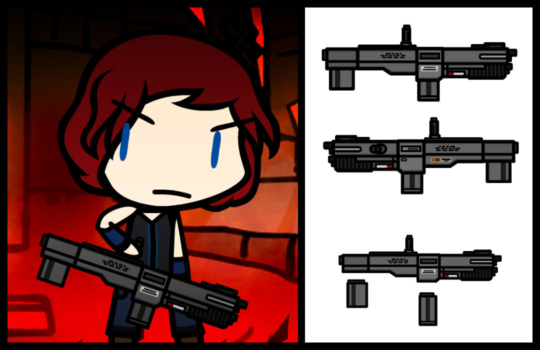 (Walfas/Prop) Neo Contra Machine Gun by PsyKoTMK on DeviantArt