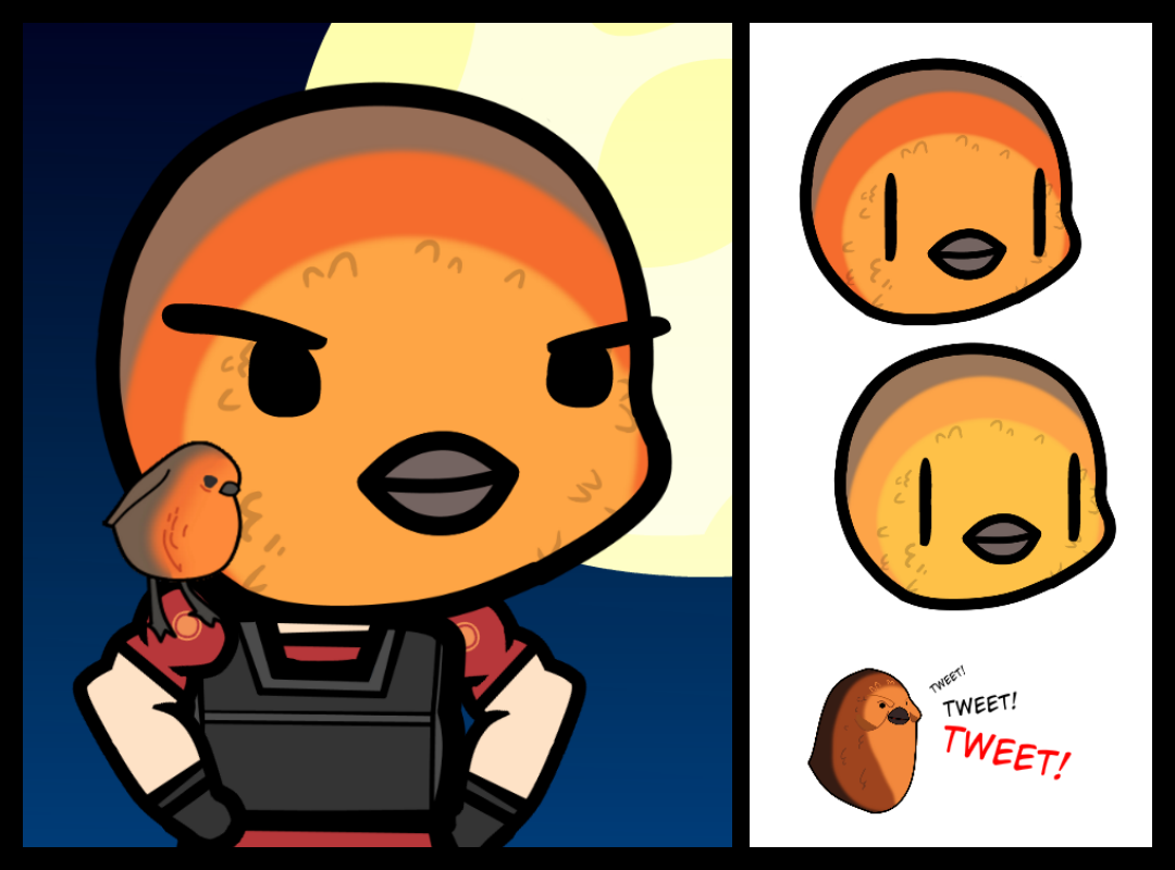 (Walfas/Prop) TF2 Chicken Kiev (Head Style) by PsyKoTMK on DeviantArt