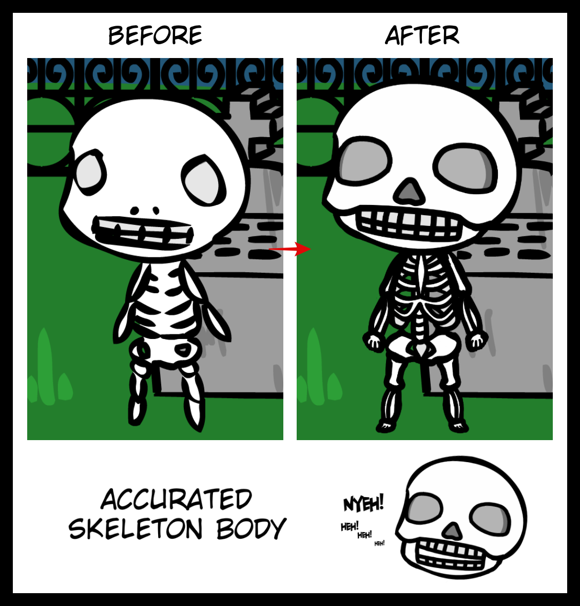 (Walfas/Prop) Edited Skeleton Base by PsyKoTMK on DeviantArt