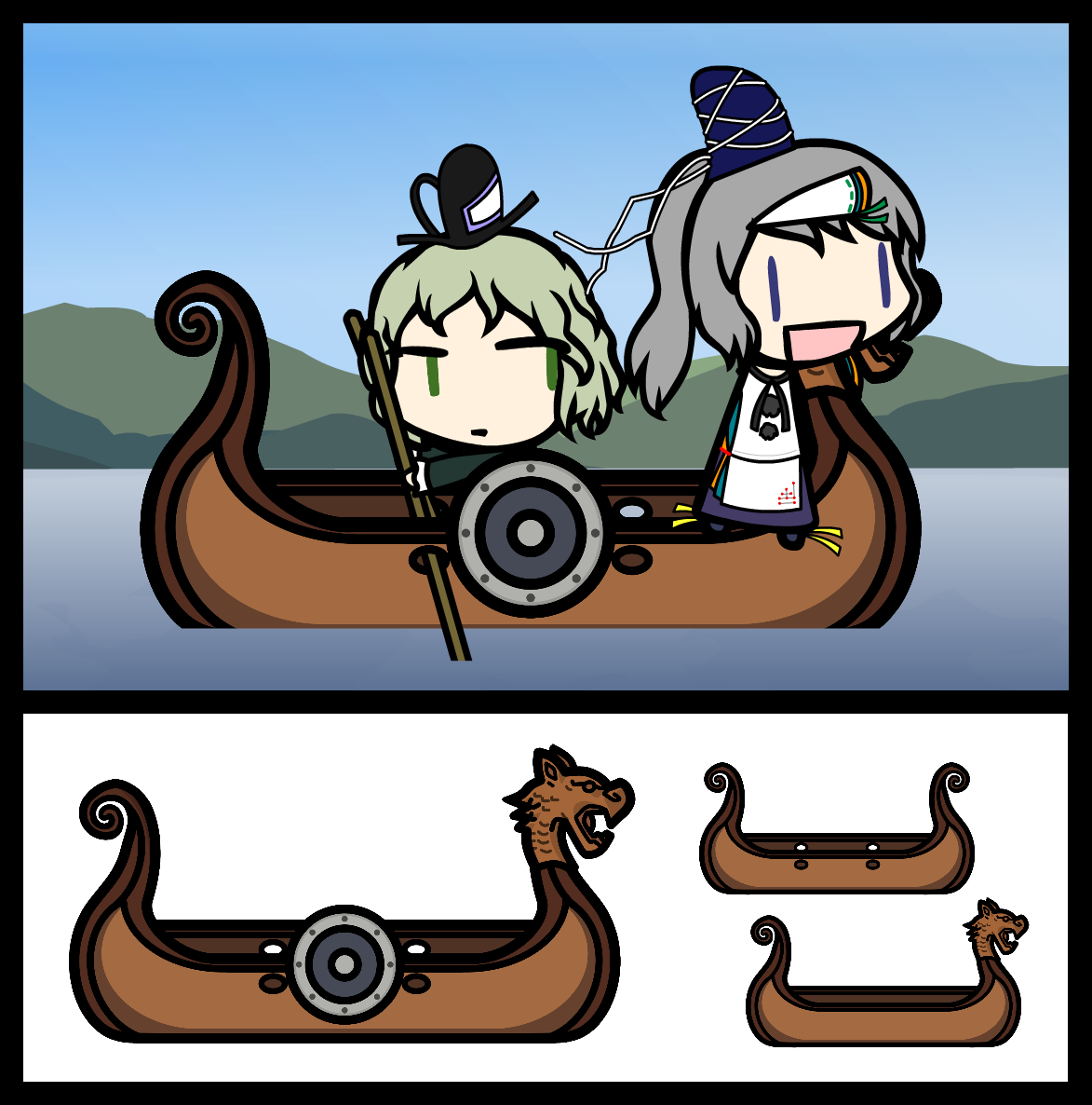 (Walfas/Prop) Brawlhalla Langskip Boat by PsyKoTMK on DeviantArt