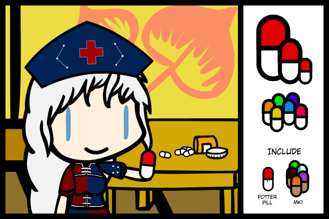 (Walfas/Prop) Pill Capsules by PsyKoTMK on DeviantArt