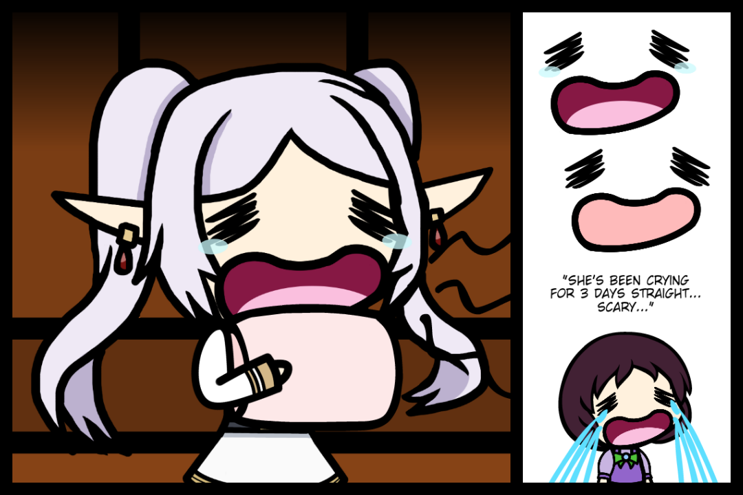 (Walfas/Prop) FBJE Frieren's Crying Expression by PsyKoTMK on DeviantArt