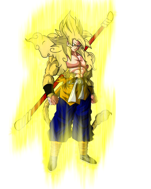 Daima Goku Divine Ssj4 W Aura By 15darkgoku On Deviantart