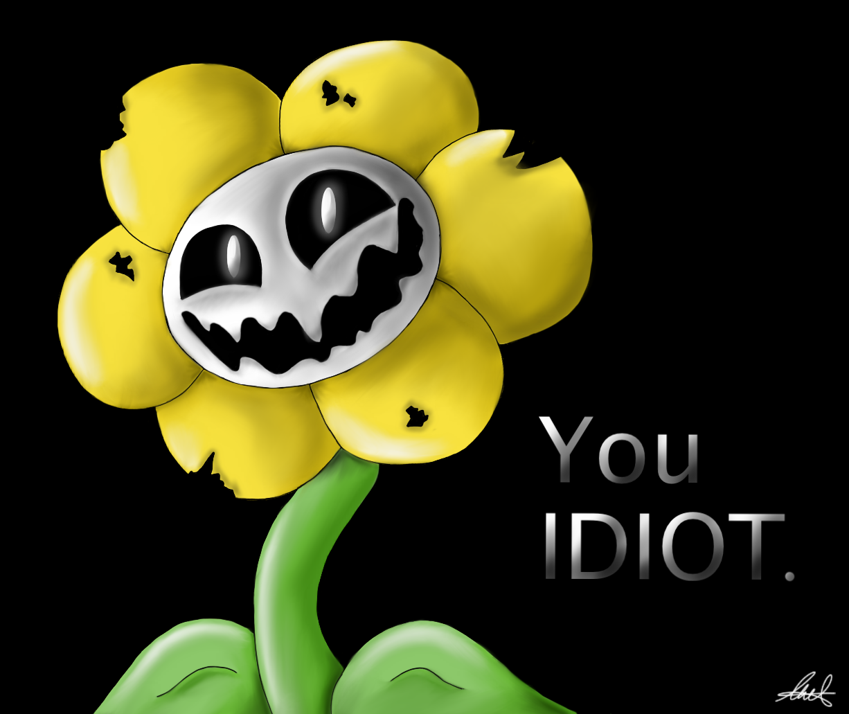 Undertale Flowey by RubyRose10 on DeviantArt