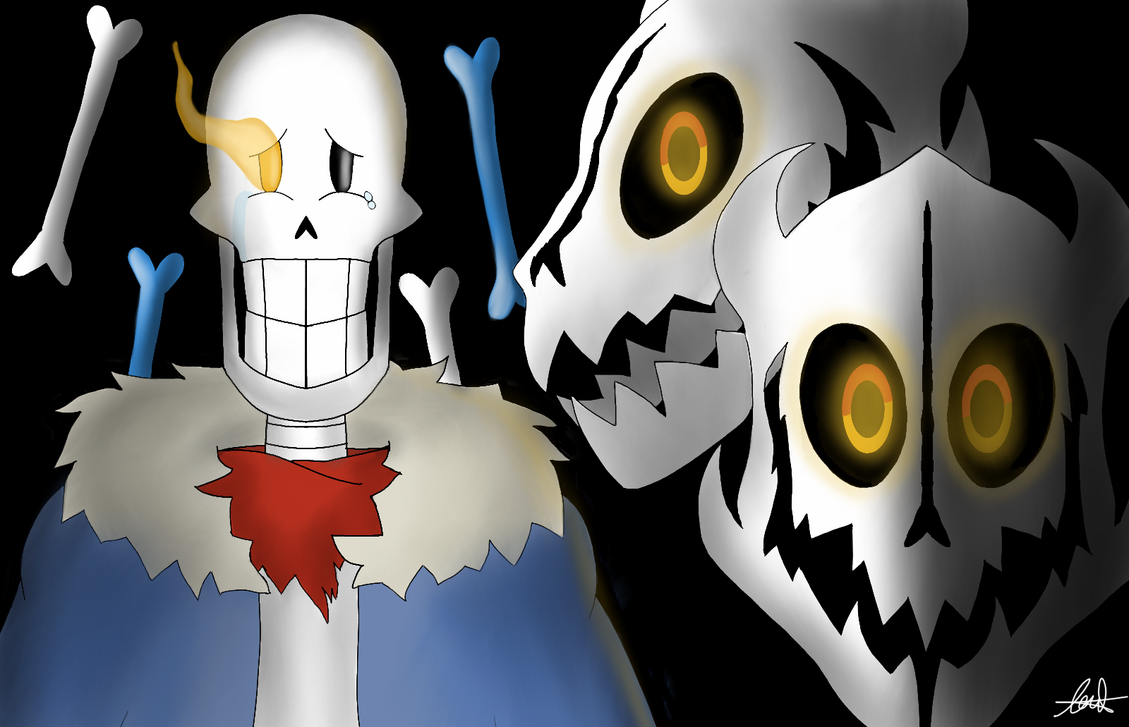 Papyrus no longer believes in you by RubyRose10 on DeviantArt