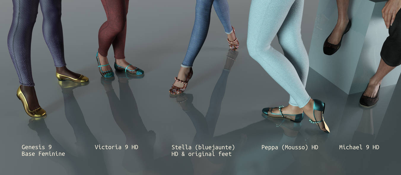 Aine Ballet Flats Freebie by EvanDuuh on DeviantArt