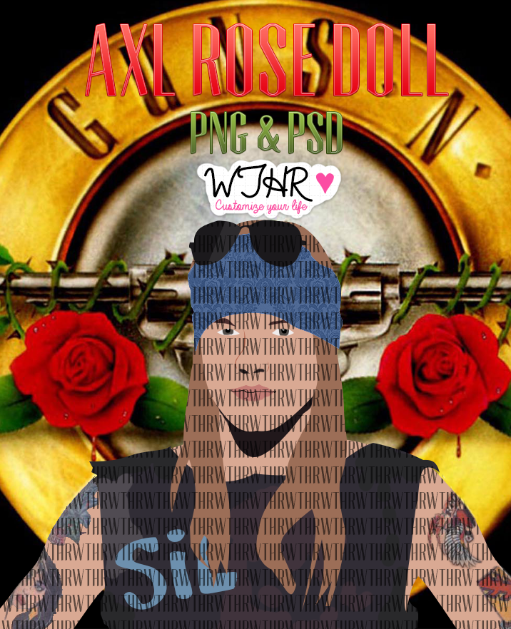 Axl Rose | DOLL/VECTOR | Donation option :3 by WhatTheHellResources on ...