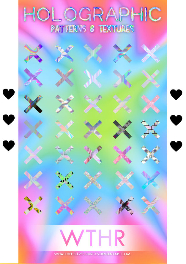 Holographic | PATTERNS AND TEXTURES | by WhatTheHellResources on DeviantArt