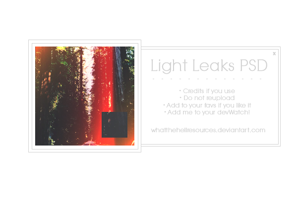 Light Leaks | PSD by WhatTheHellResources on DeviantArt