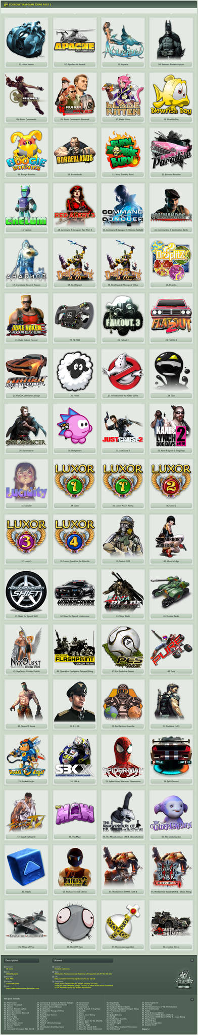 Game Icons Pack 1 by CODEONETEAM on DeviantArt