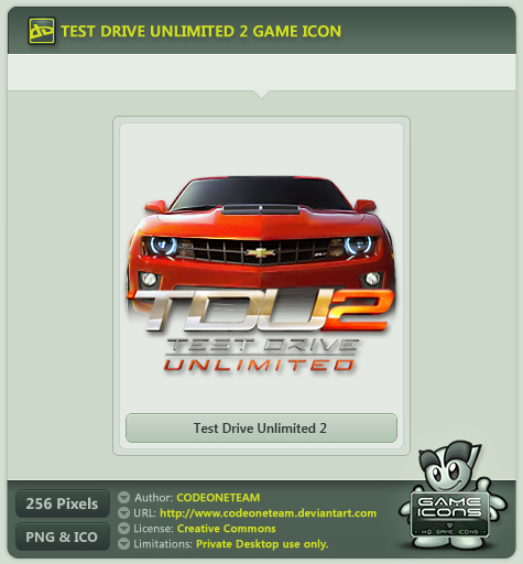 Test Drive Unlimited 2 Icon by CODEONETEAM on DeviantArt