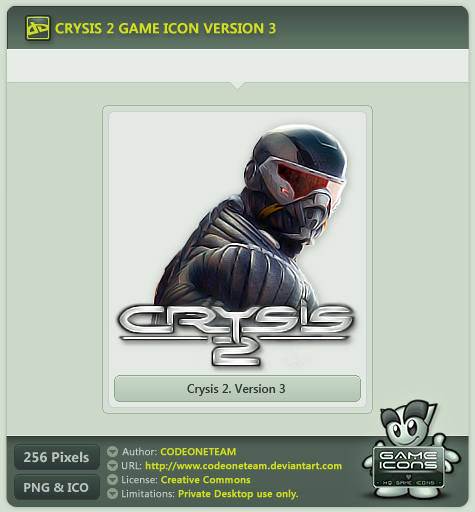 Crysis 2 Icon v3 by CODEONETEAM on DeviantArt
